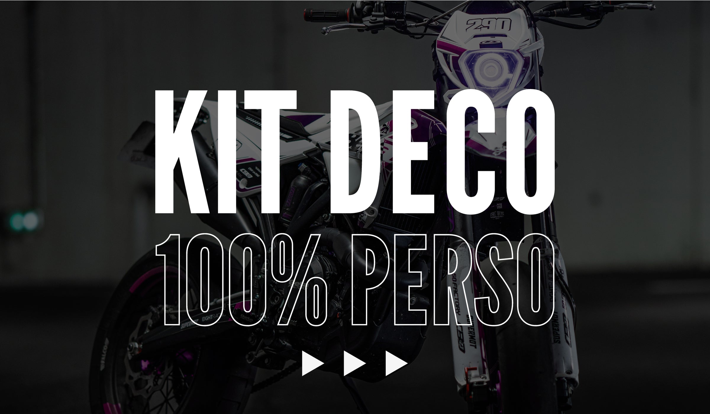 Kit déco Sherco 50cc personnalisable - Haute qualité et résistance