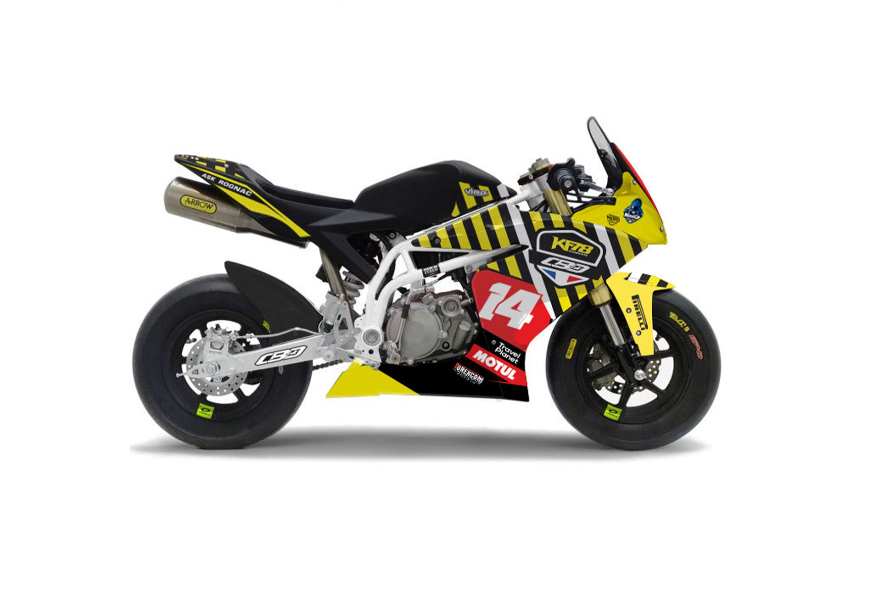 Kit déco Ohvale KF78 Replica | Design racing haute qualité | KreaDesign
